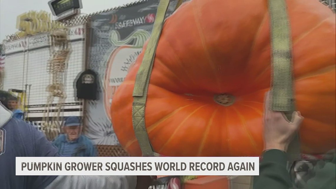 Minnesota man grows world's biggest pumpkin | wqad.com
