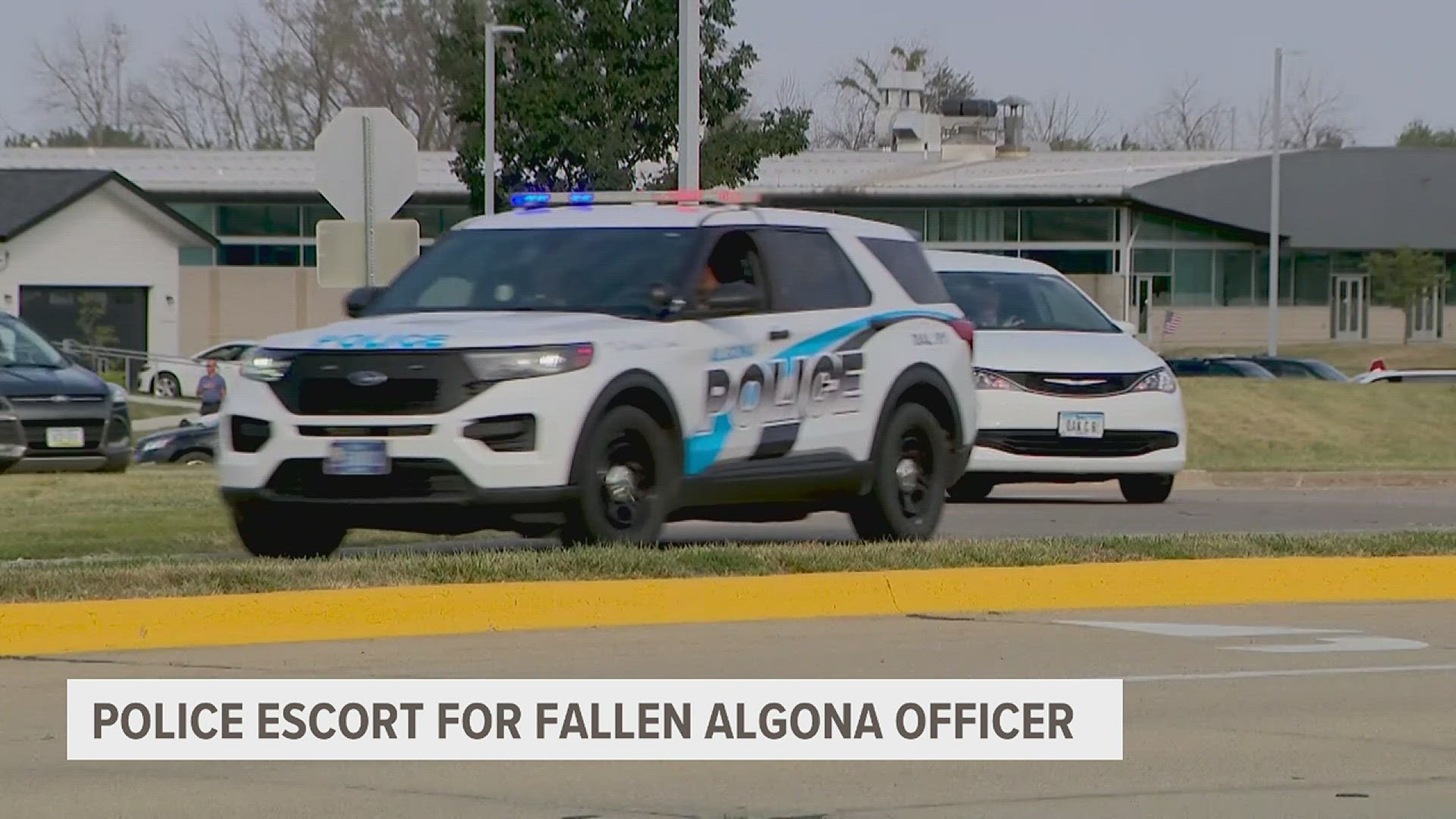 Procession held for Algona police officer Kevin Cram following fatal ...