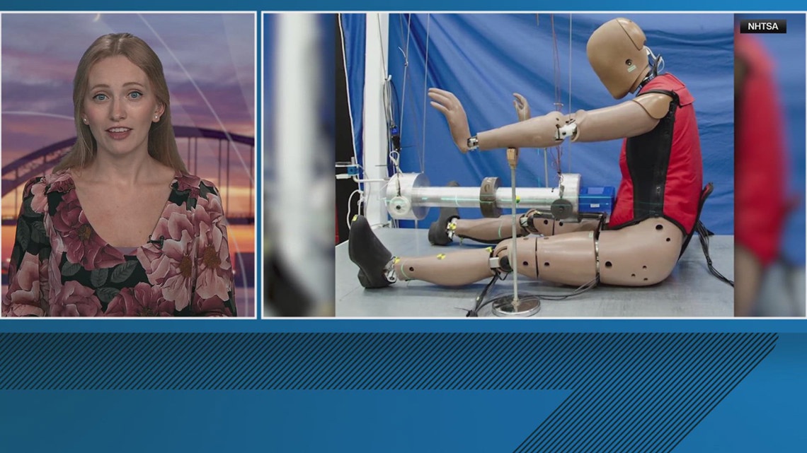 Female crash test dummy designed to help make cars safer for women ...