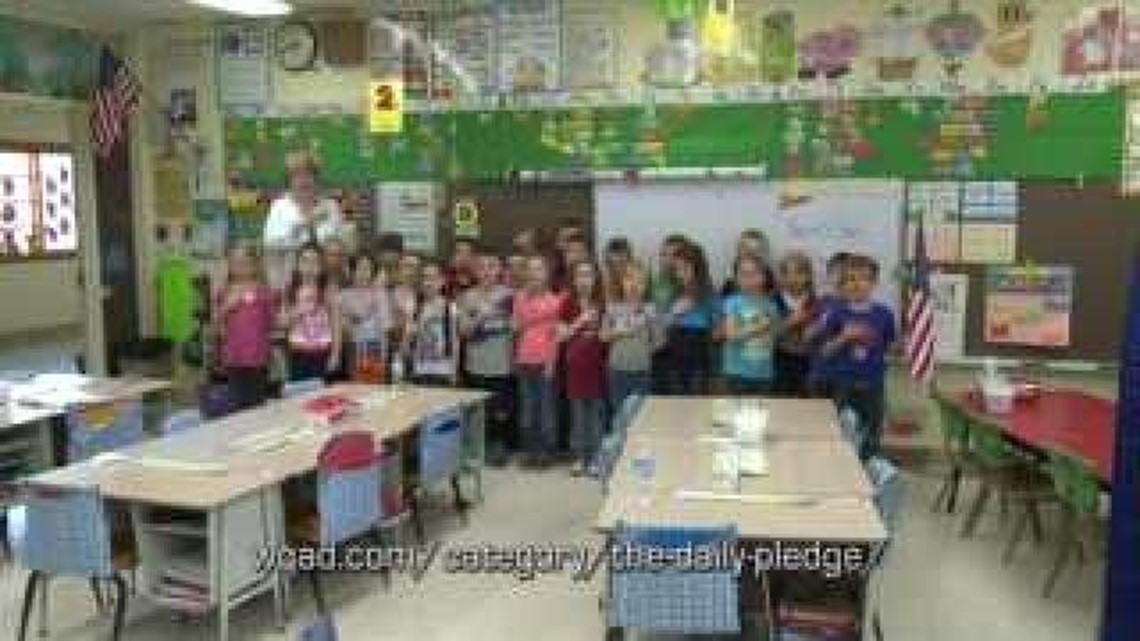 The Pledge from Mrs. Richardson’s class at Apollo Elementary School ...