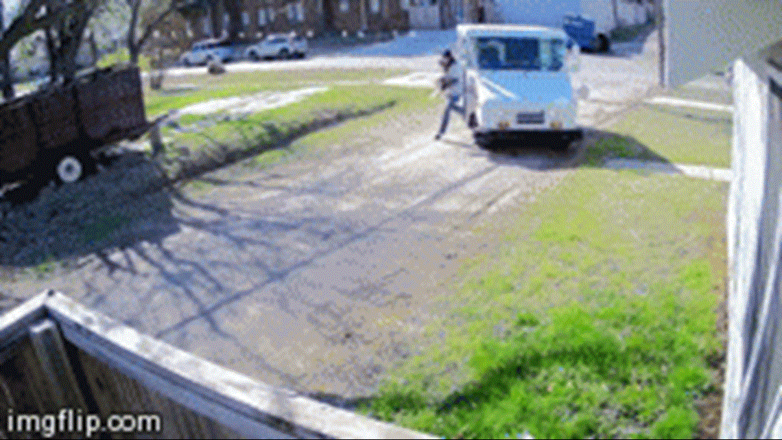 USPS driver throws packages on porch, runs lap around truck, speeds off ...