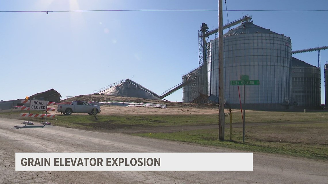 Grain elevator explodes, damages nearby office building | wqad.com