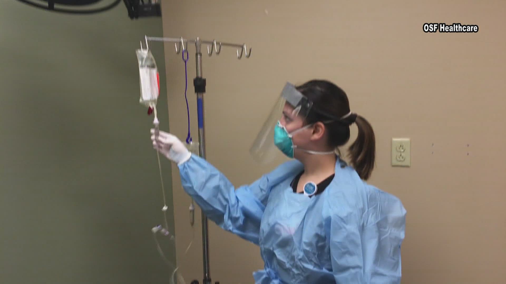 OSF Healthcare offers new COVID-19 monoclonal antibody therapy | wqad.com