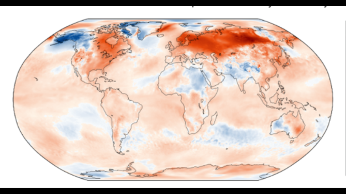 January 2020 becomes Earth’s warmest January on record | wqad.com
