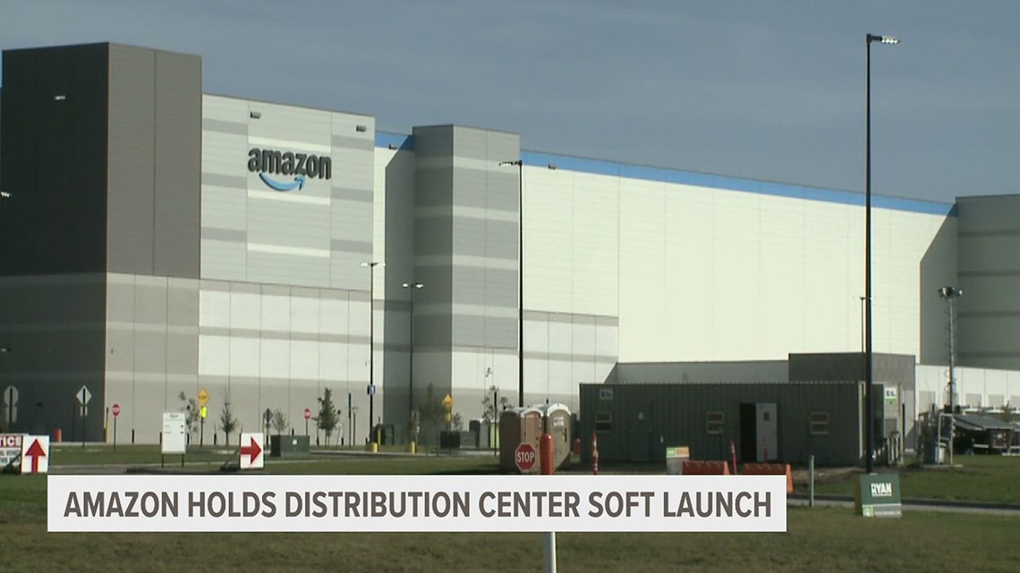 Amazon hosts soft opening for new Davenport distribution center | wqad.com
