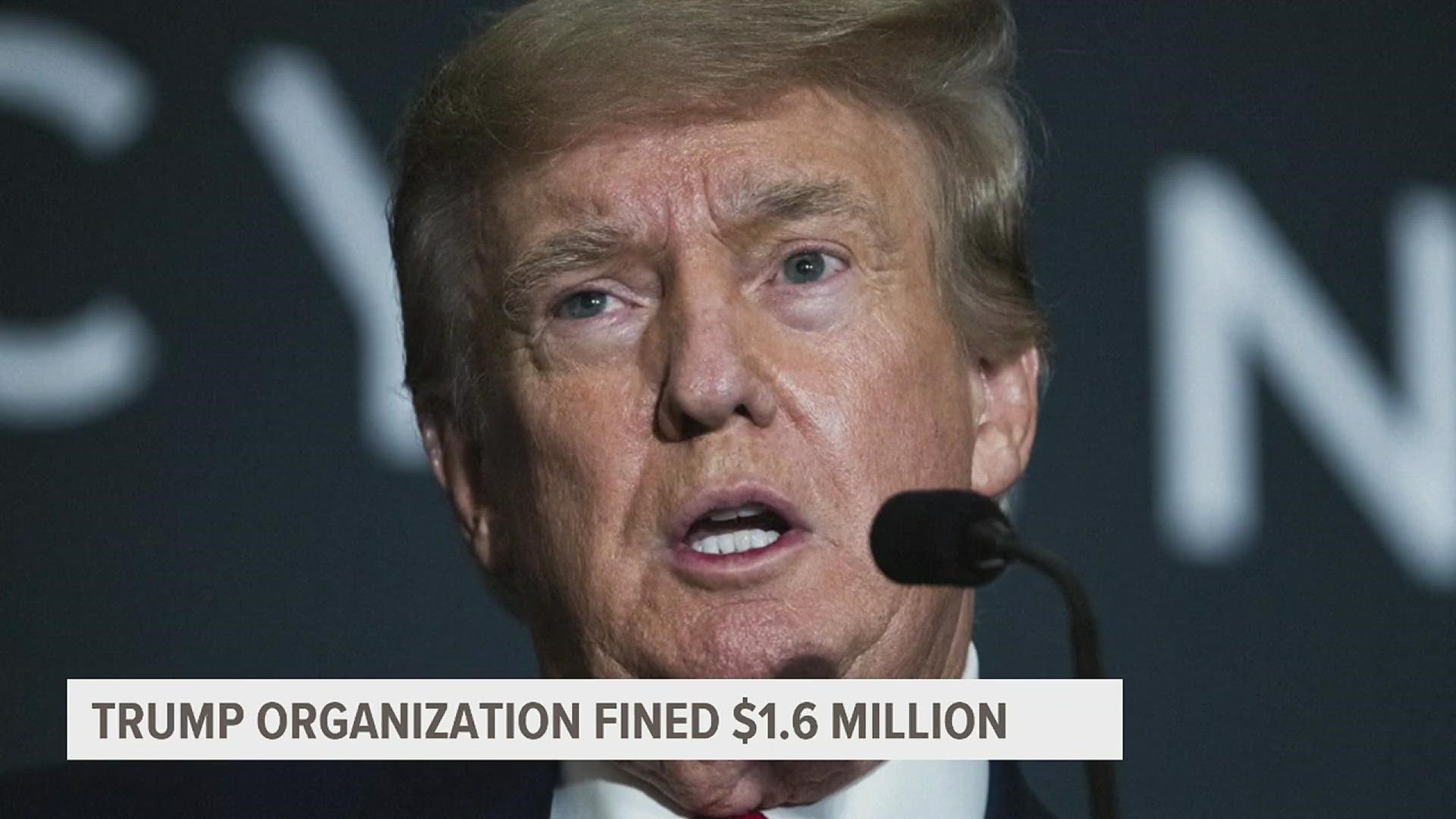 Trump organization fined for tax fraud scheme | wqad.com