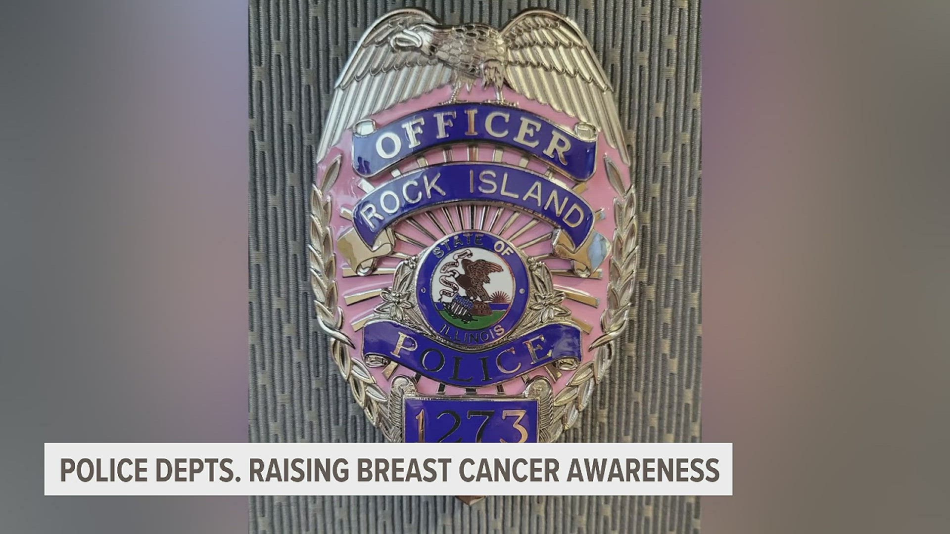 Local police departments supporting breast cancer research | wqad.com