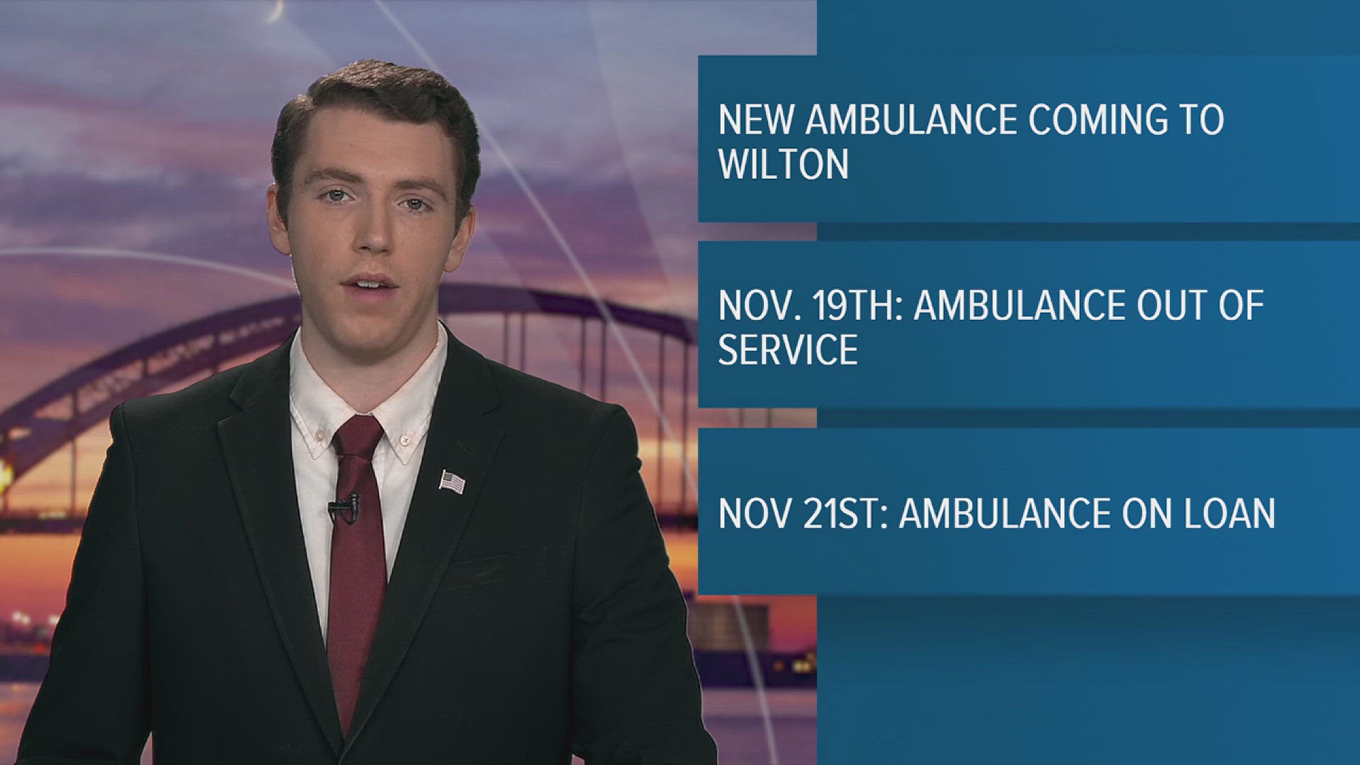 Wilton Fire Department acquiring a new ambulance | wqad.com