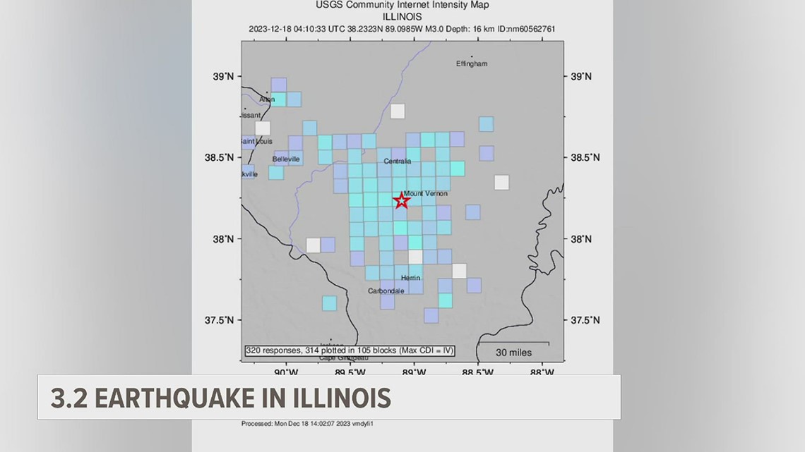 3.2 magnitude earthquake rattles southern Illinois | wqad.com
