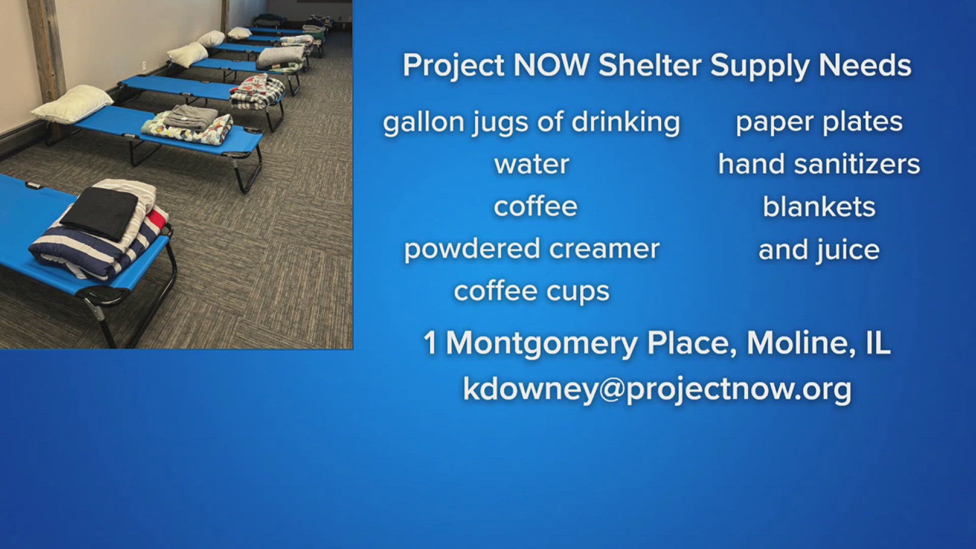 Project NOW, Moline's new overnight shelter helps 40 people on first ...