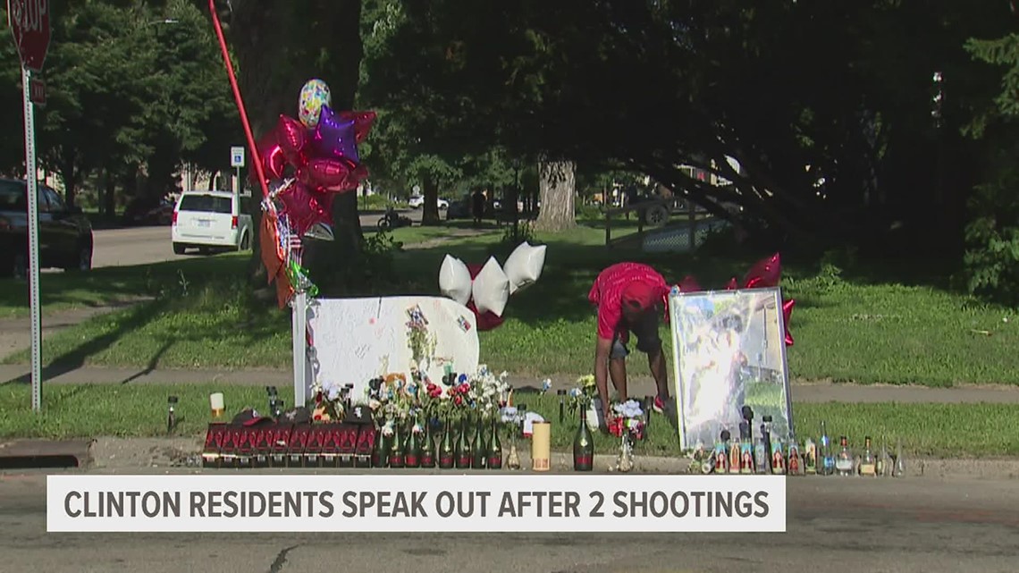 Clinton residents speak out following 2 deadly shootings | wqad.com