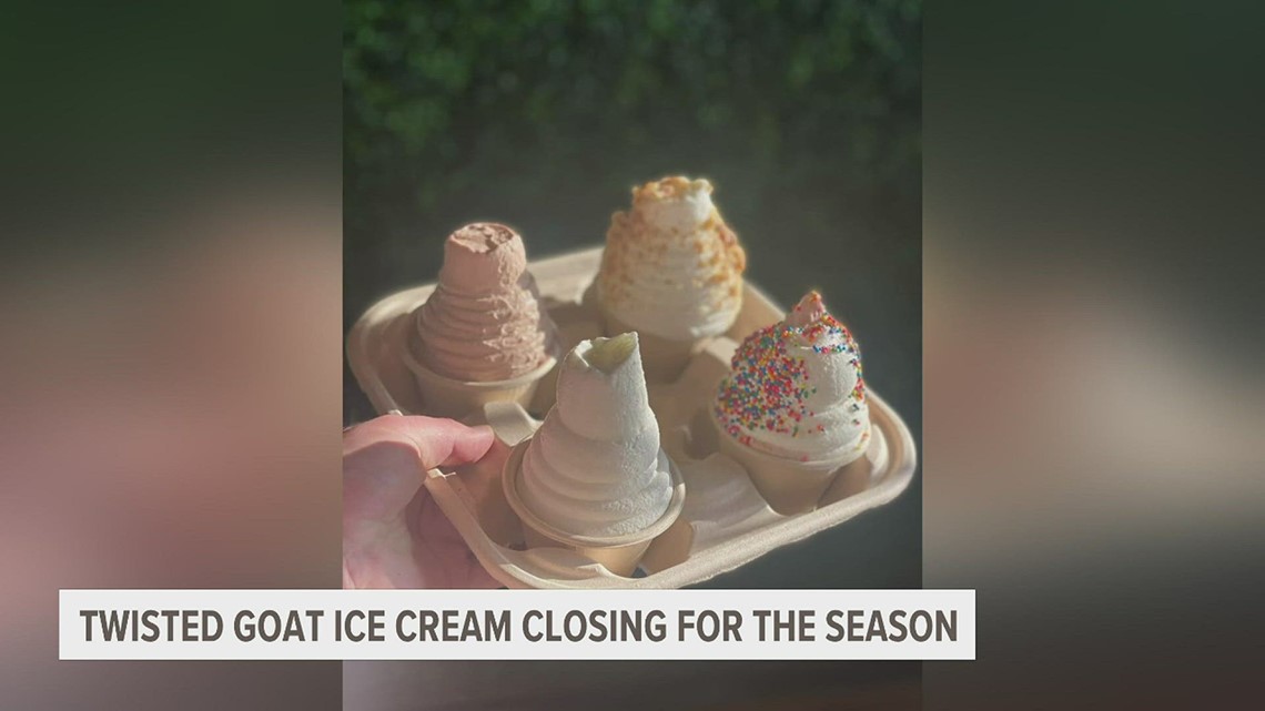 One more week before Twisted Goat ice cream closes for the season ...