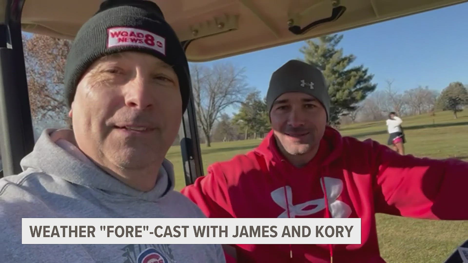 News 8's James Zahara and Kory Kuffler give us their weather 'fore ...