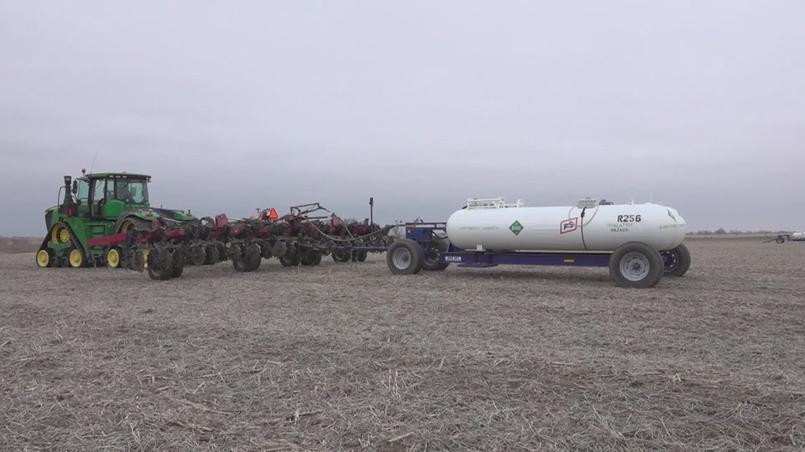 Preparing for the 2025 growing season: Farmers applying anhydrous ...