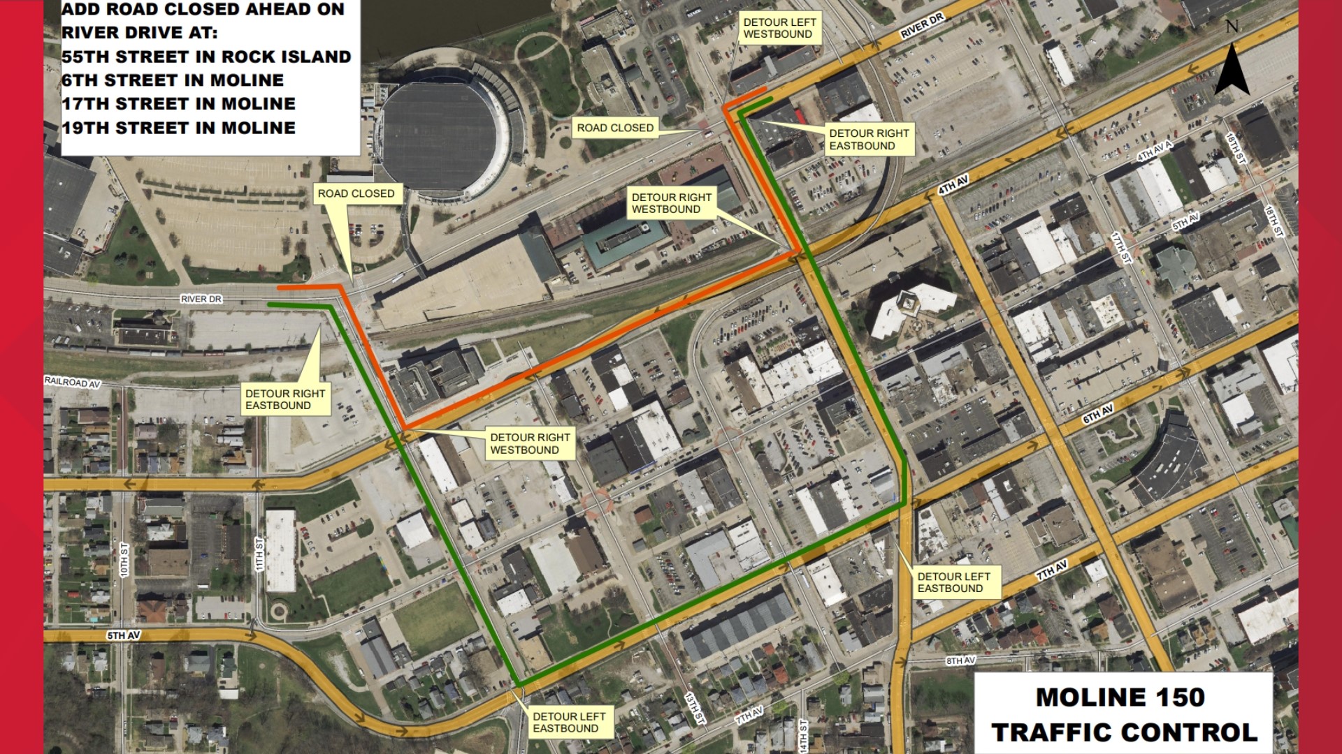 Moline150 closes River Drive between 12th, 15th streets | wqad.com