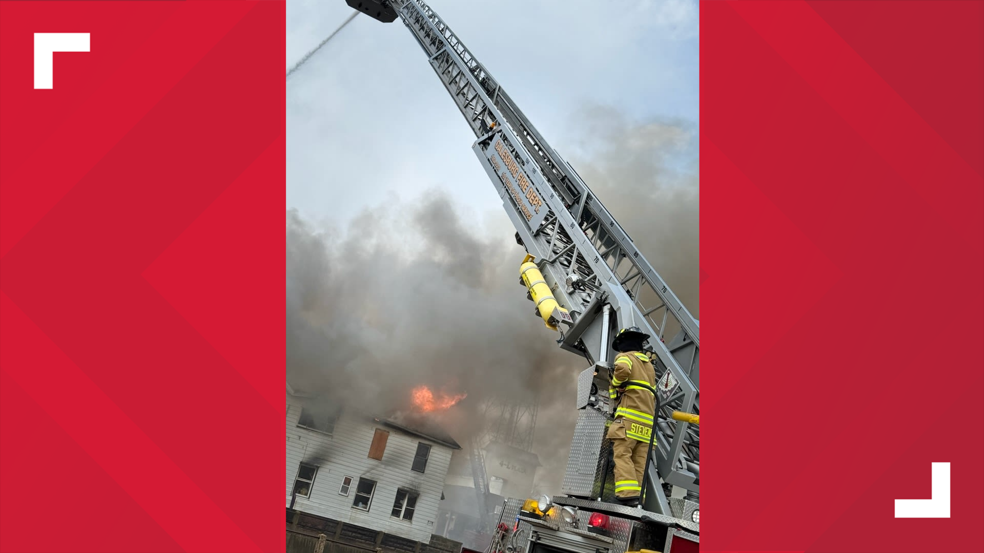 Large fire in Galesburg Thursday afternoon | wqad.com