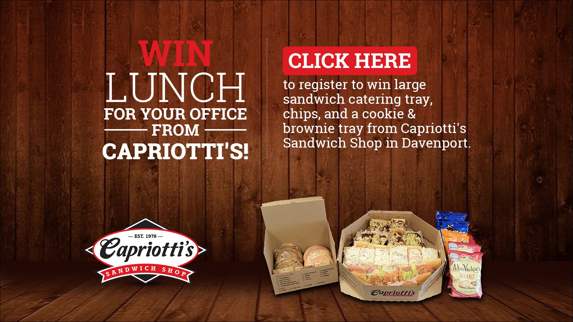 Win Lunch for Your Office Sweepstakes Official Rules | wqad.com