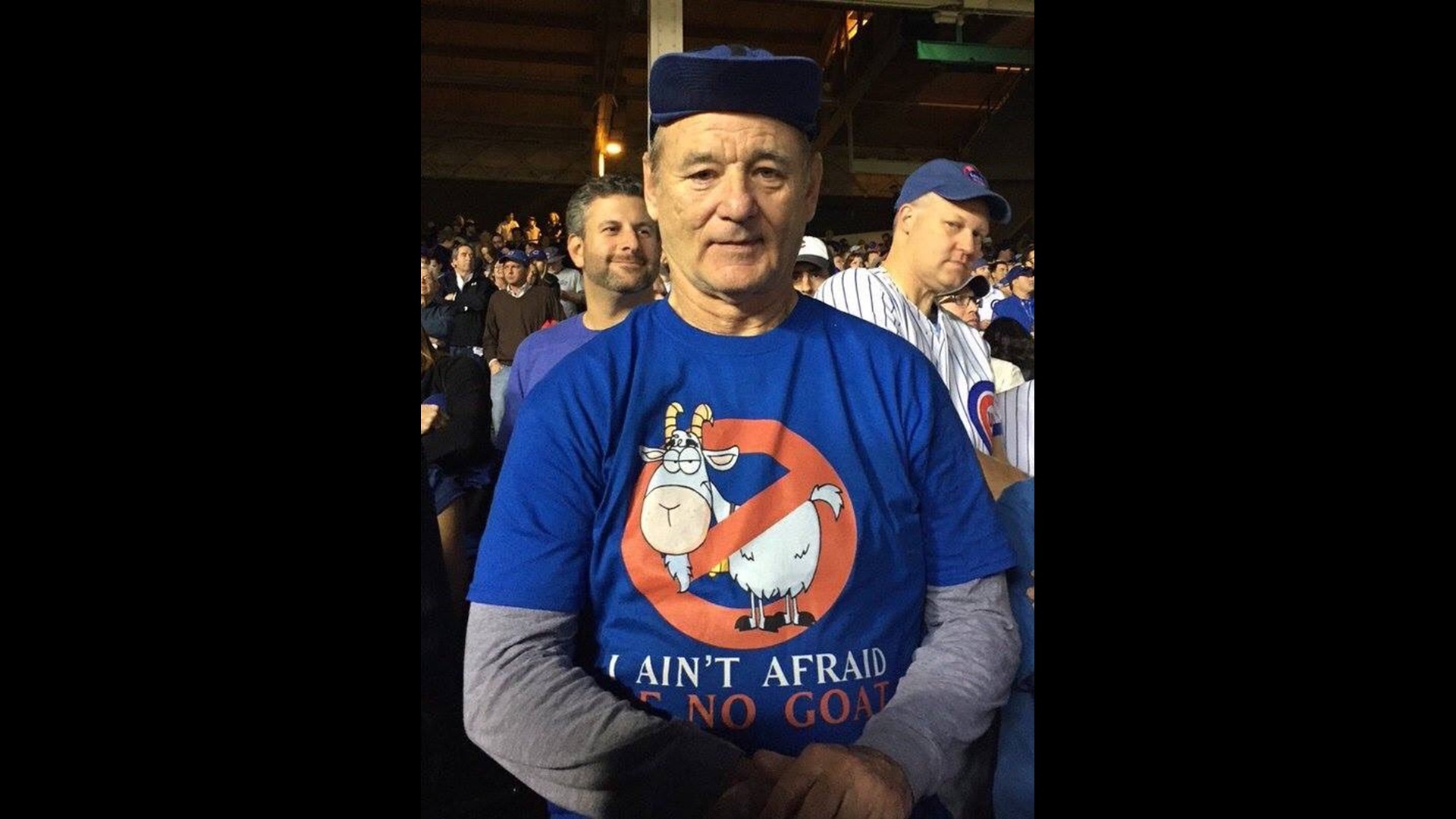 Bill Murray cheers Cubs with best shirt only he could wear (UPDATED ...