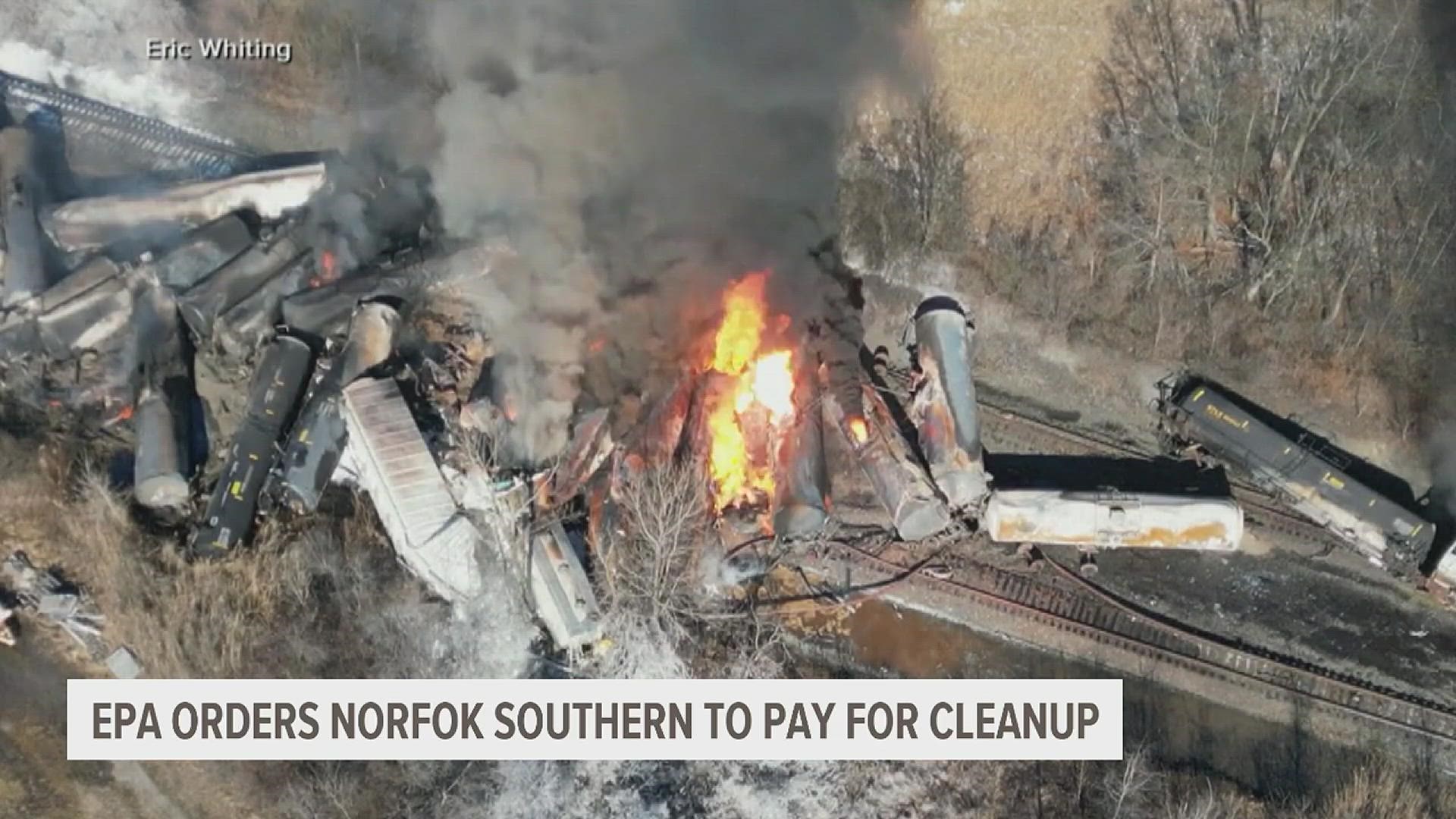 East Palestine, Oh train derailment: EPA takes charge of cleanup | wqad.com