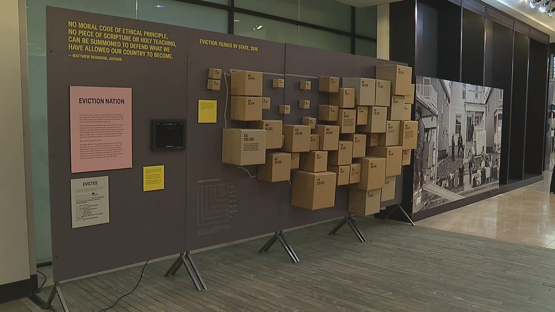 'Evicted' exhibit coming to SouthPark Mall by Project NOW | wqad.com