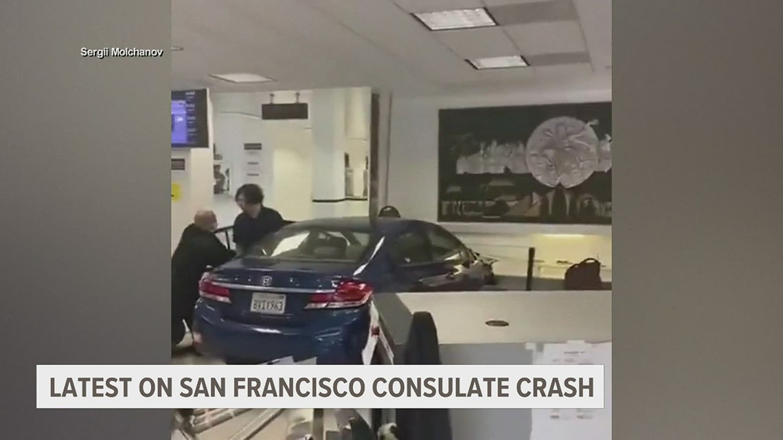 One dead after a car crash at San Francisco's Chinese Consulate ...