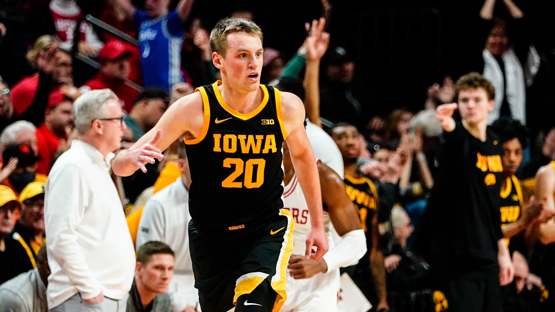 Sandfort scores 22, Iowa tops Rutgers 76-65 | wqad.com