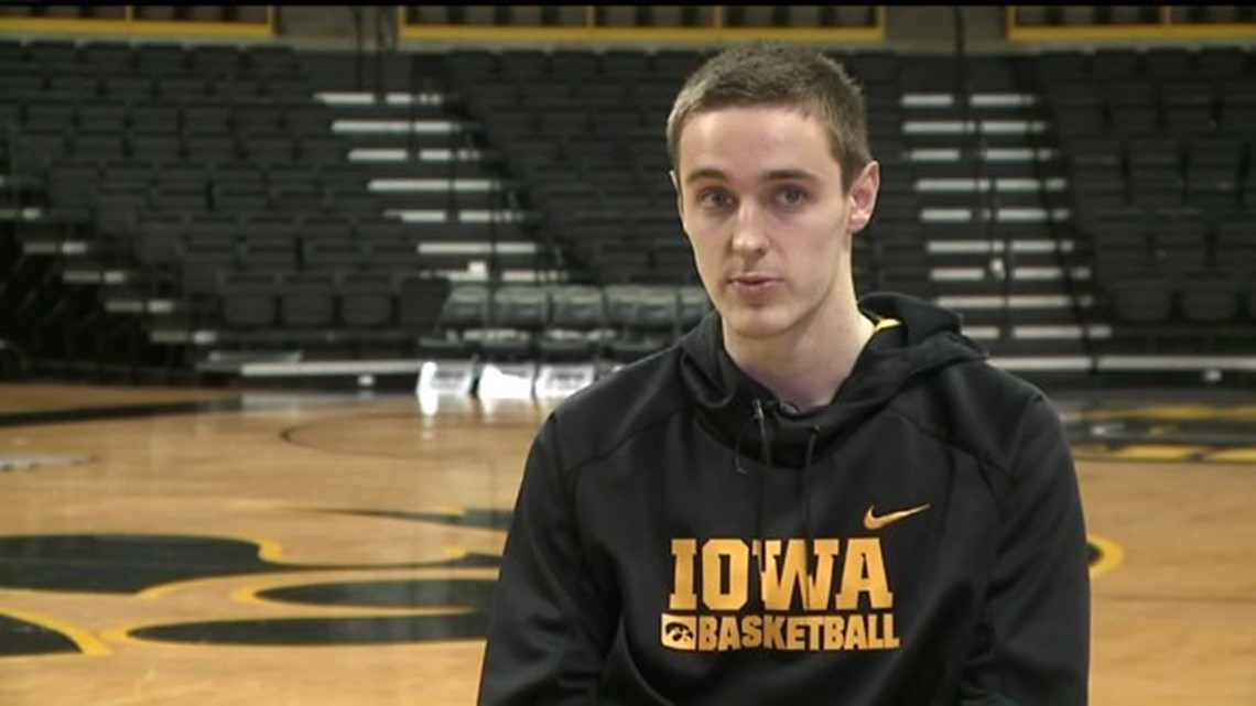 Nicholas Baer talks about his play with the Hawkeyes | wqad.com