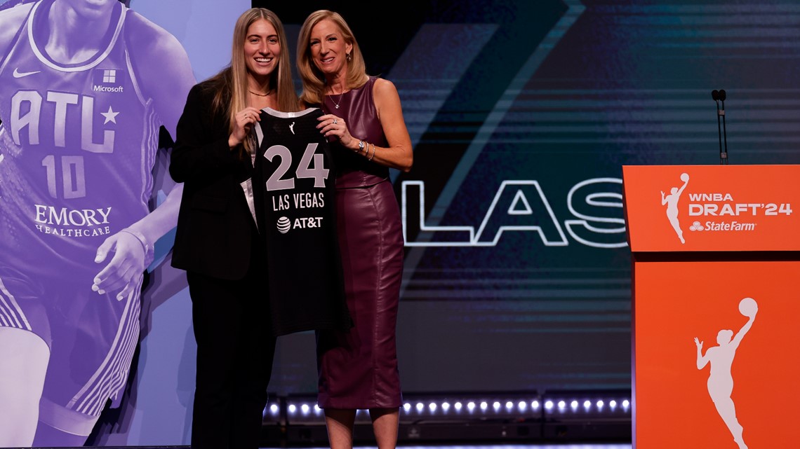 Social media reacts to Kate Martin being selected by the LV Aces | wqad.com