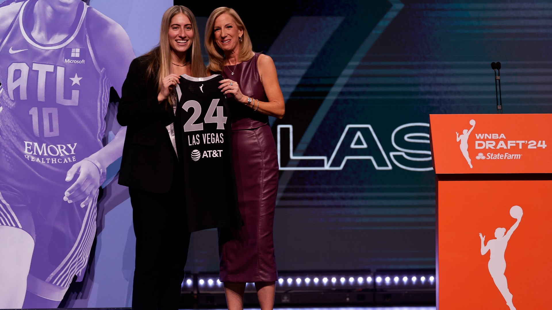 Social media reacts to Kate Martin being selected by the LV Aces ...