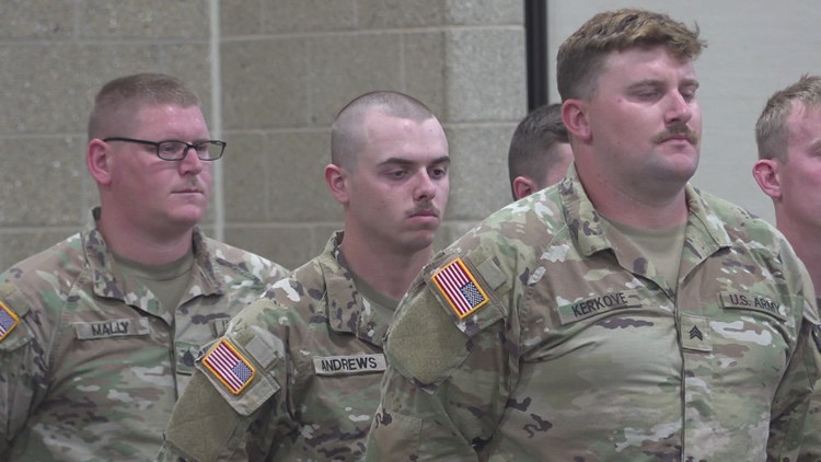 Iowa National Guard soldiers begin phased return from Operation ...