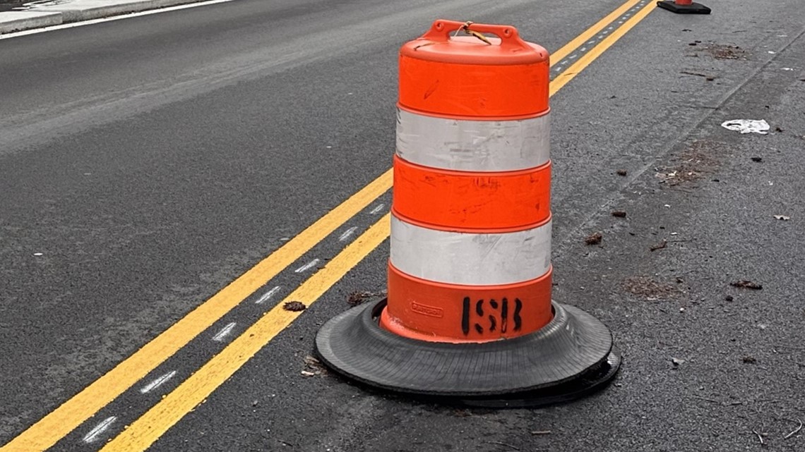 New York & Michigan Streets conversion to 2-way traffic begins | wthr.com