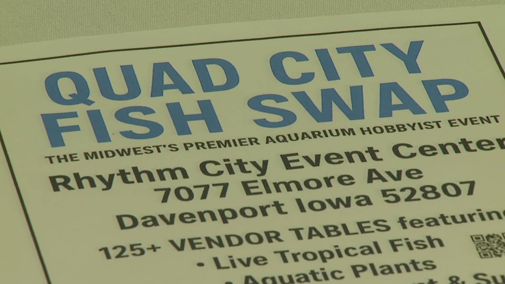 Quad-City Tropical Fish Swap brings in thousands of hobbyists | wqad.com