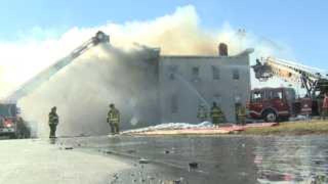 Intense fire forces firefighters into ‘defensive’ mode | wqad.com