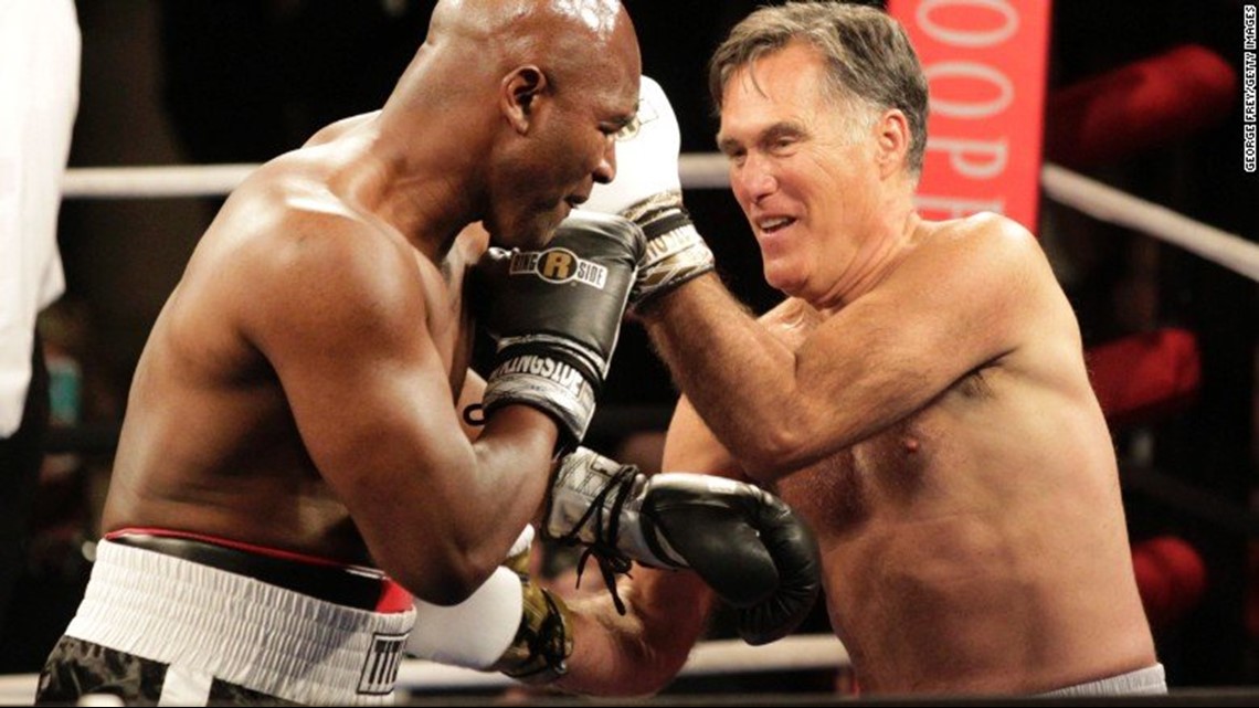 Romney and Holyfield rumble in Salt Lake | wqad.com