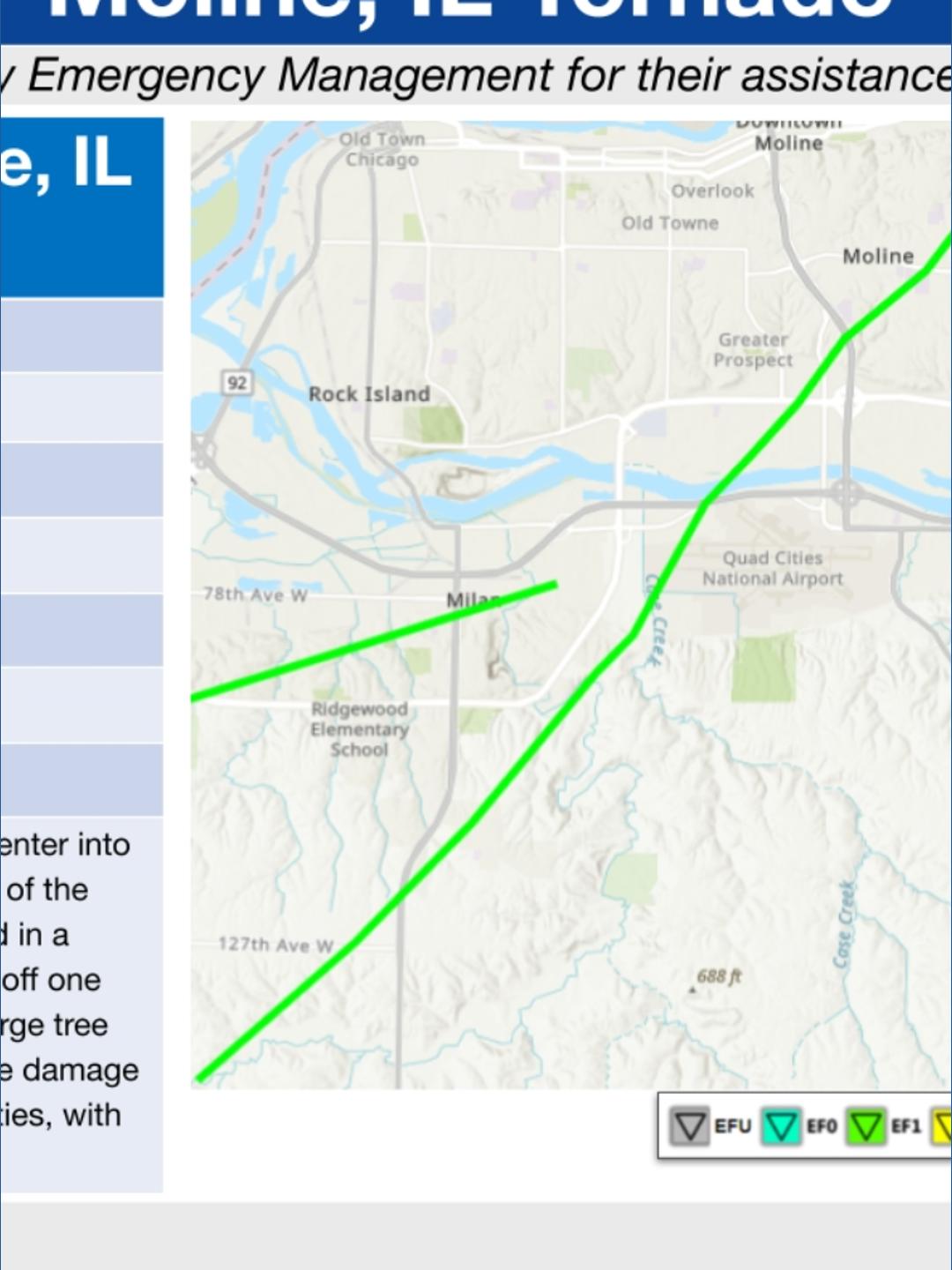8 tornadoes confirmed so far following Tuesday night storms in Quad ...