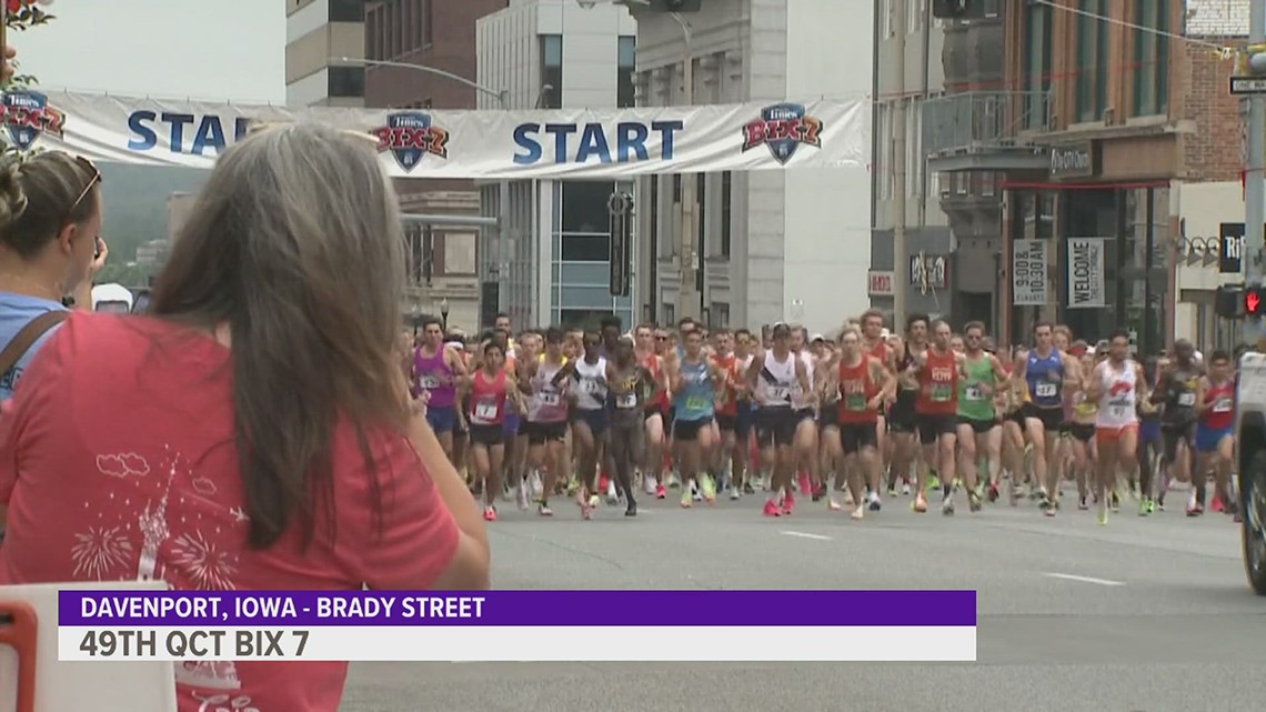 49th Annual Bix 7 brings thousands of runners to downtown Davenport ...