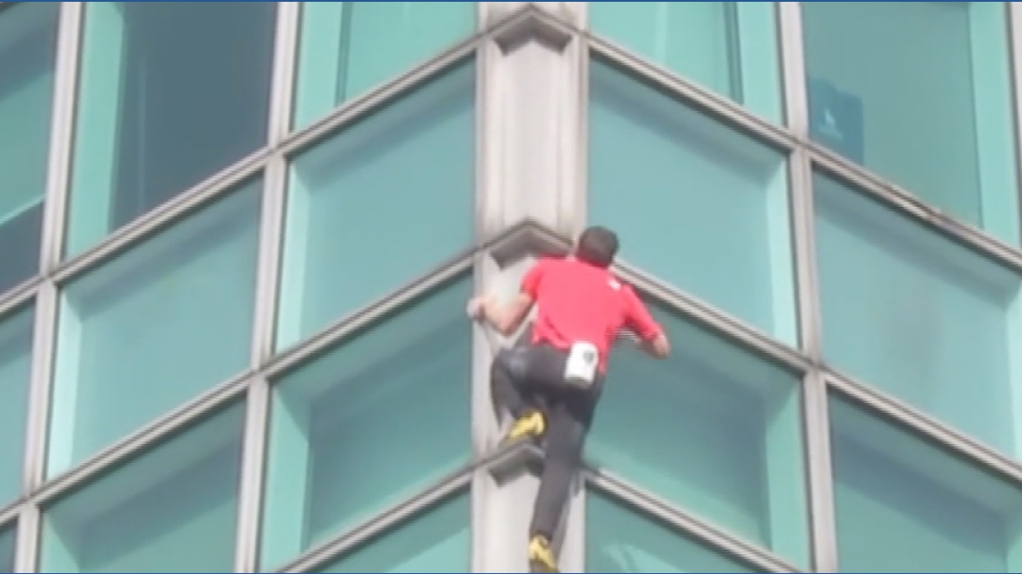 Man climbs 101-story building without safety gear | wqad.com