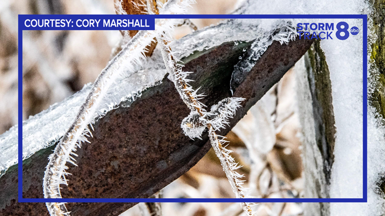 Rime ice creates a beautiful winter scene | wqad.com