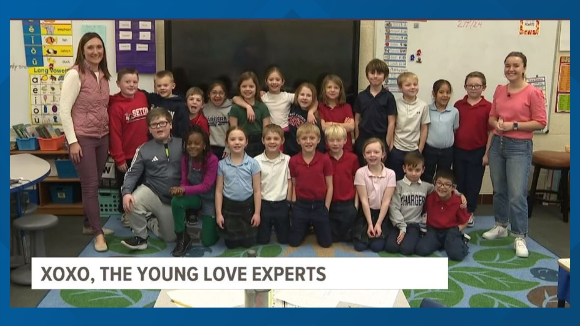 Seton Elementary students share how they look at Valentine's Day | wqad.com