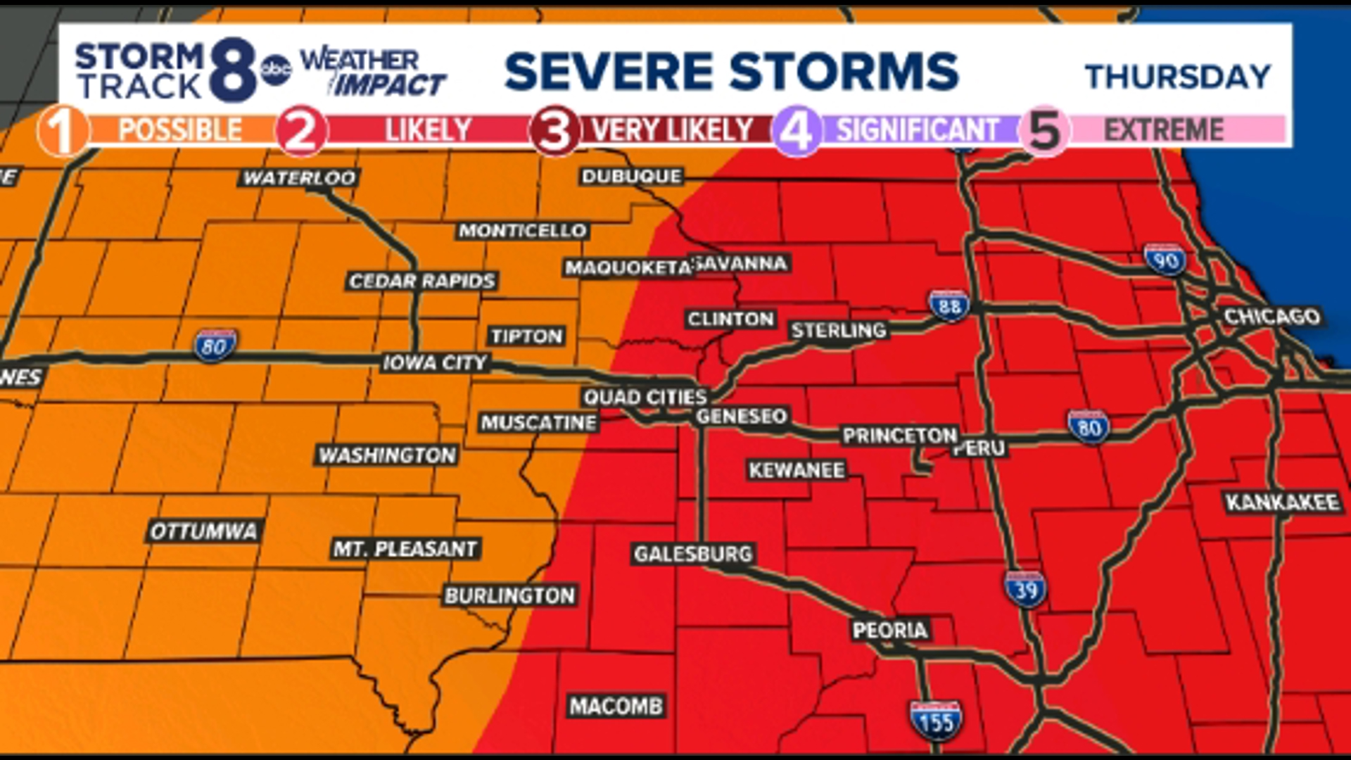 Storm Track 8 Weather Impact Alert | Thursday, Aug. 15 | wqad.com
