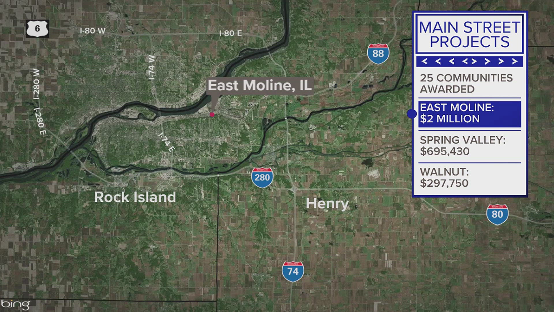 East Moline among cities receiving portion of $30 million from State of ...