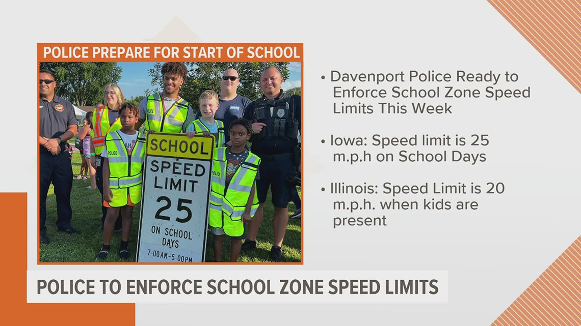 QC police resume enforcement of school zone speed limits | wqad.com