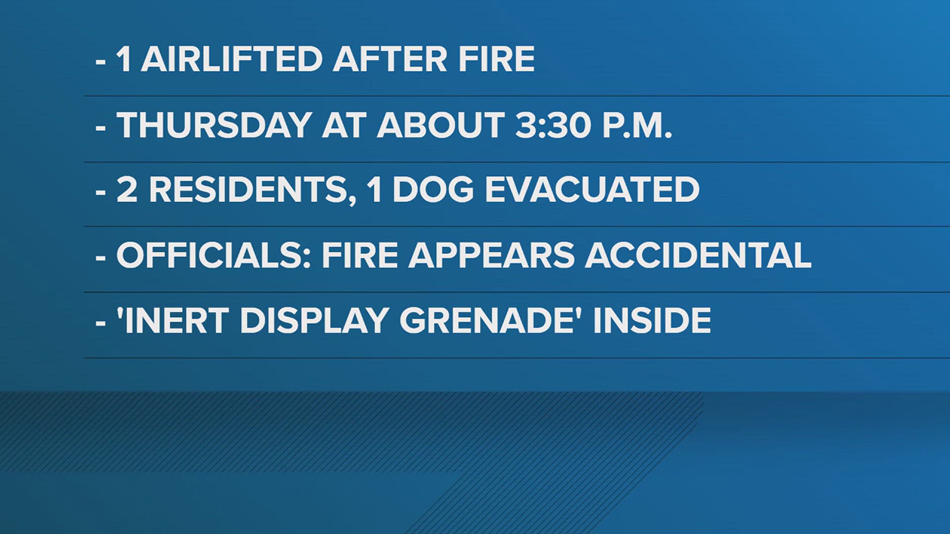 1 person airlifted after a fire in Walcott | wqad.com