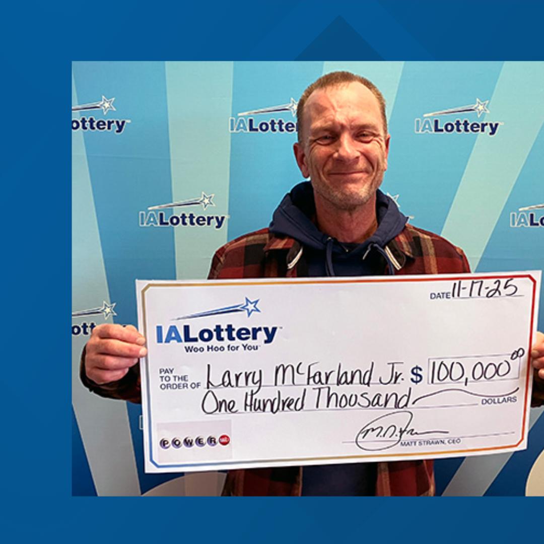 Davenport man wins $100,000 lottery prize | wqad.com
