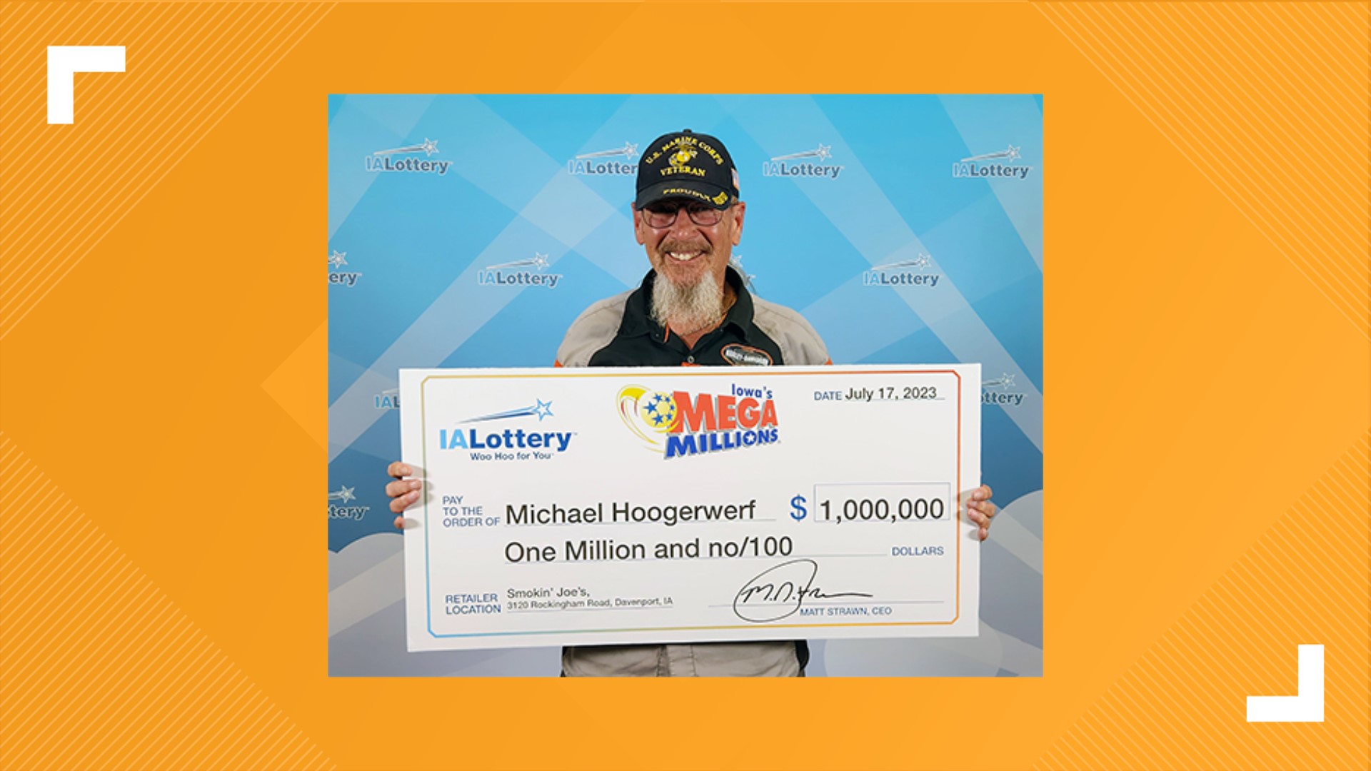Davenport veteran wins $1M from Mega Millions | wqad.com