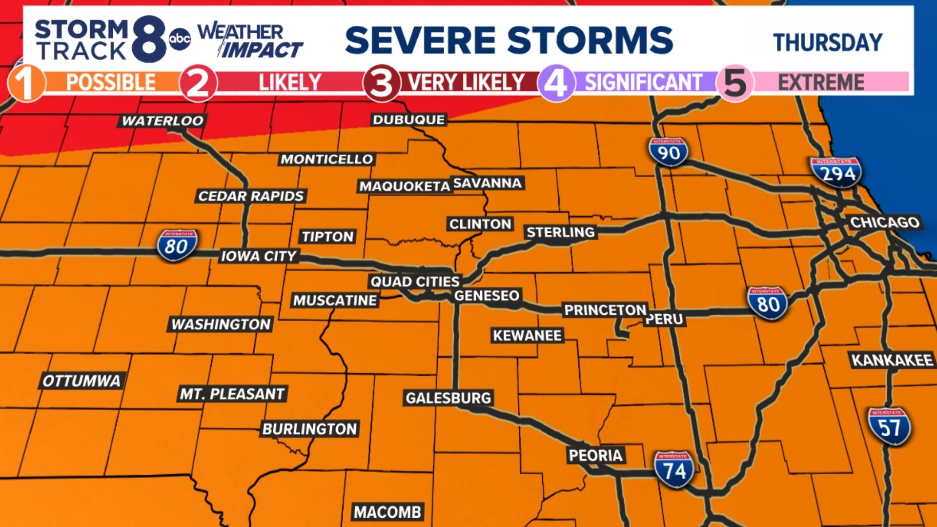 Heat advisory in effect for Thursday: Weather Impact Alert issued ...