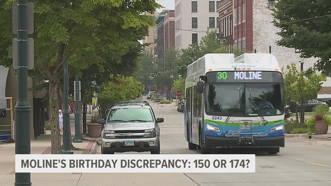 Is Moline 150 or 174 years old? | wqad.com