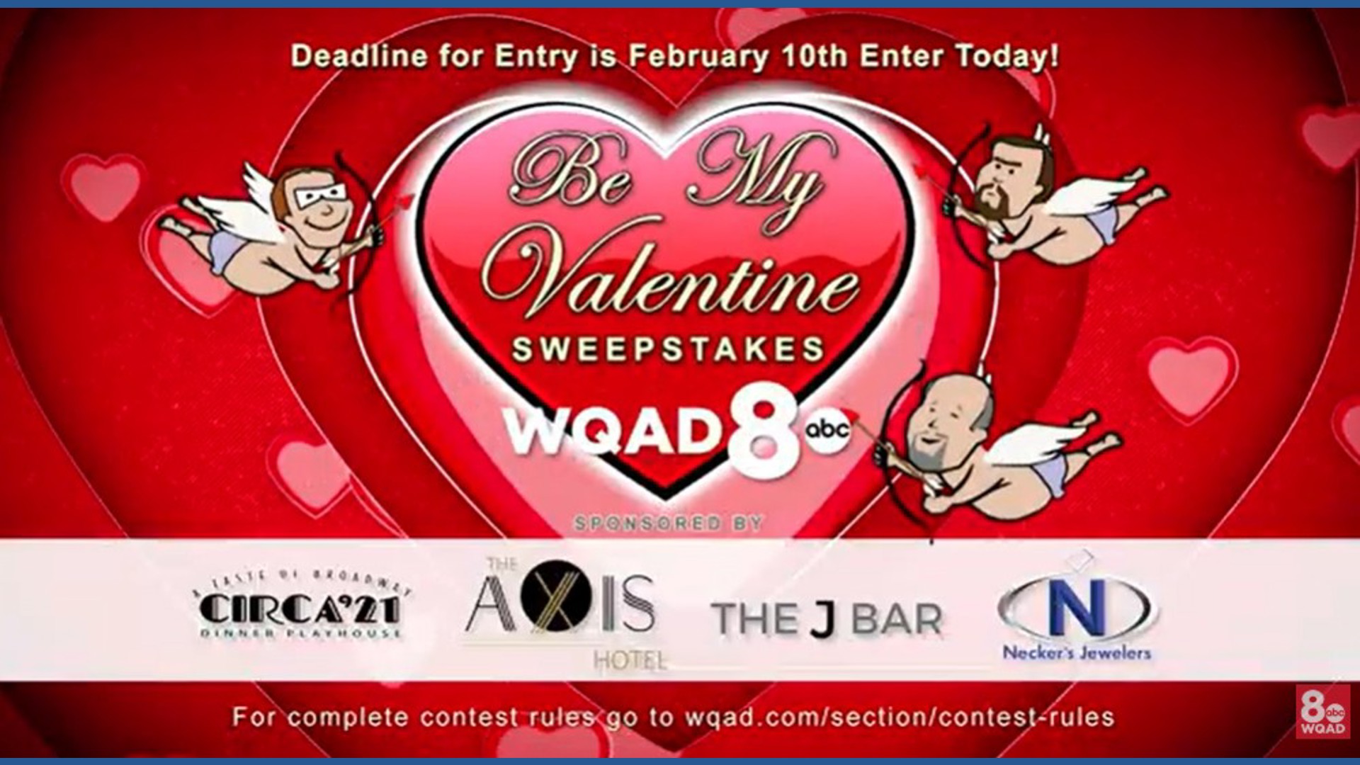 Win the ultimate Valentine's Day prize package from WQAD News 8 and ...