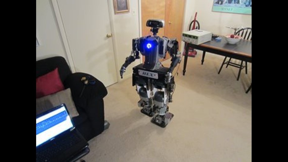 The real Robocop: Ex-policeman builds robot from household goods | wqad.com