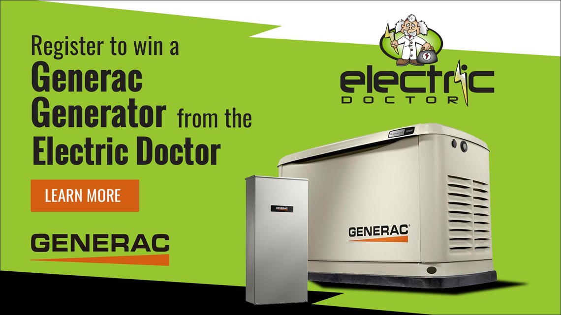 Register to win a Generac generator from the Electric Doctor | wqad.com